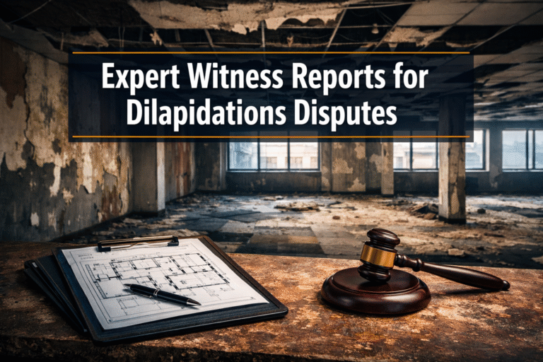 Expert Witness Reports for Dilapidations Disputes in Commercial
